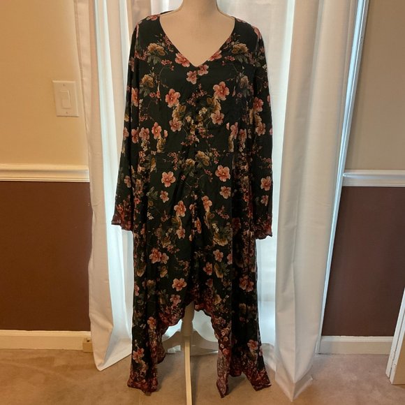 Tolani | Dresses | Tolani Collection Maxi Dress Xl Blue Lavender Beige ...